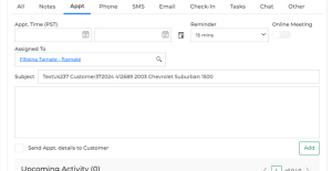 New Customer Detail Screen User Guide - DealerCenter