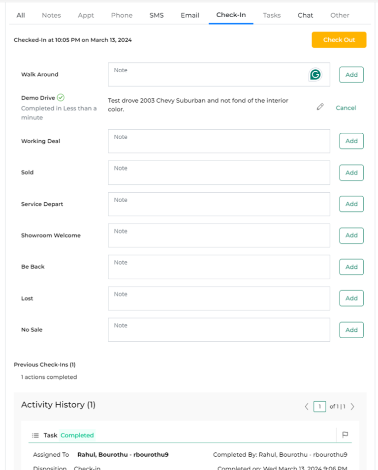 New Customer Detail Screen User Guide - DealerCenter